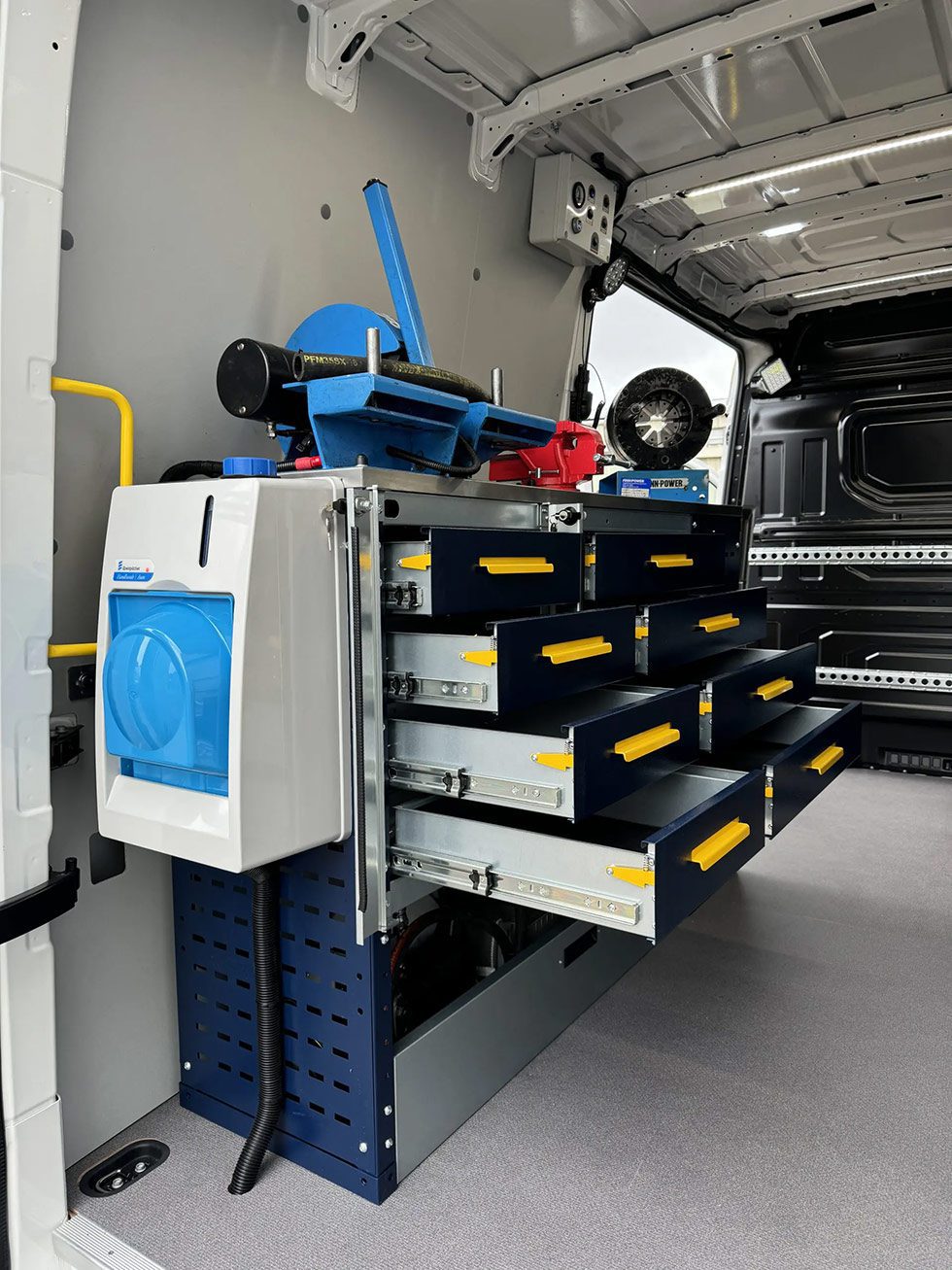 Hydraulic Hose Repair Van – Mobile Workshop - SYNC VEHICLE SYSTEMS