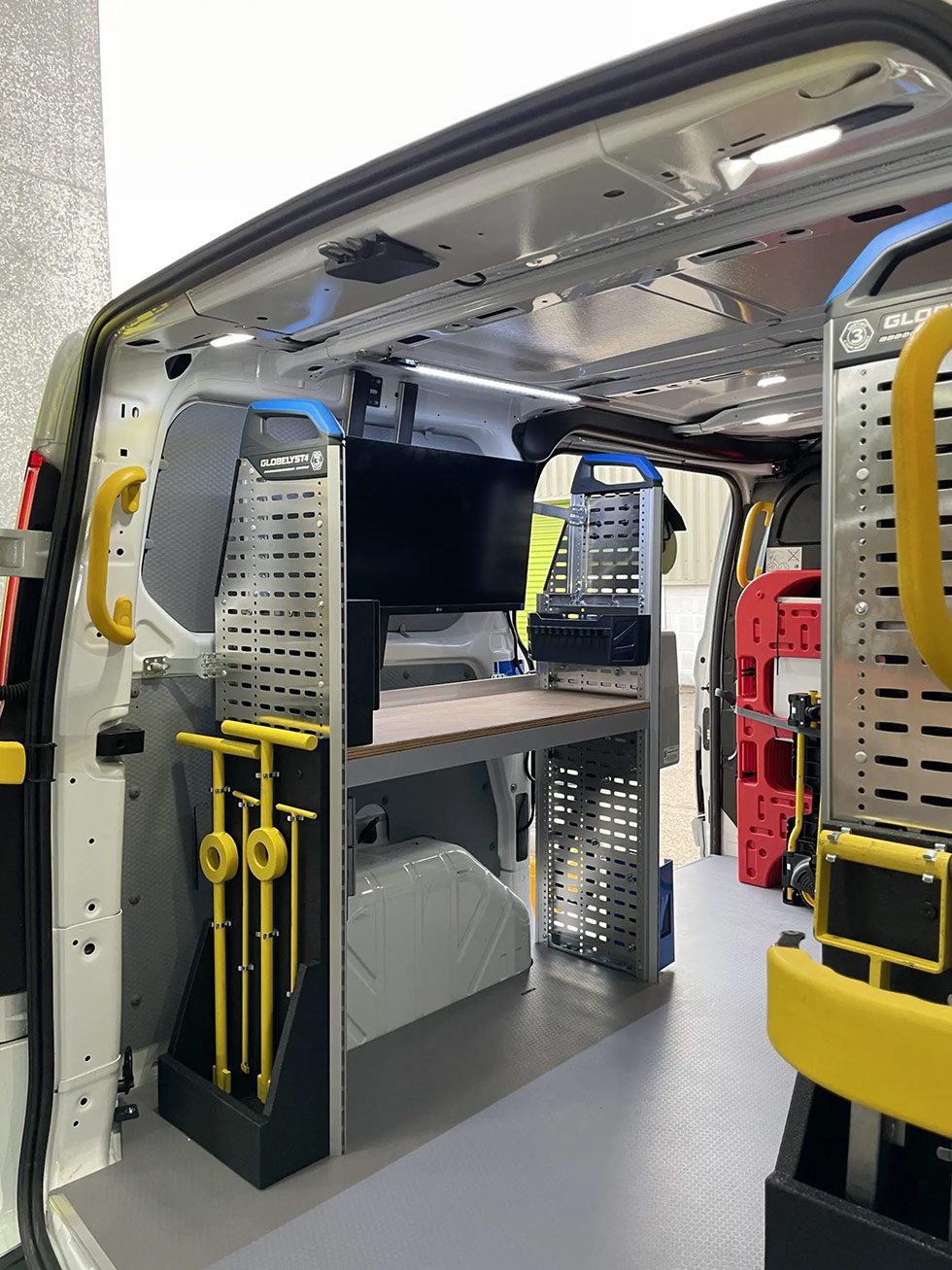 Fibre Splicing Van Conversion - SYNC VEHICLE SYSTEMS